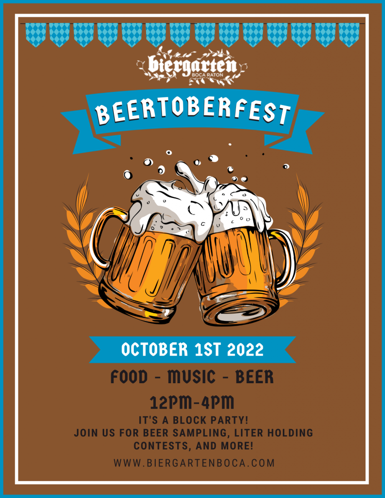 Biergarten Boca » Blog Archive » Beertoberfest